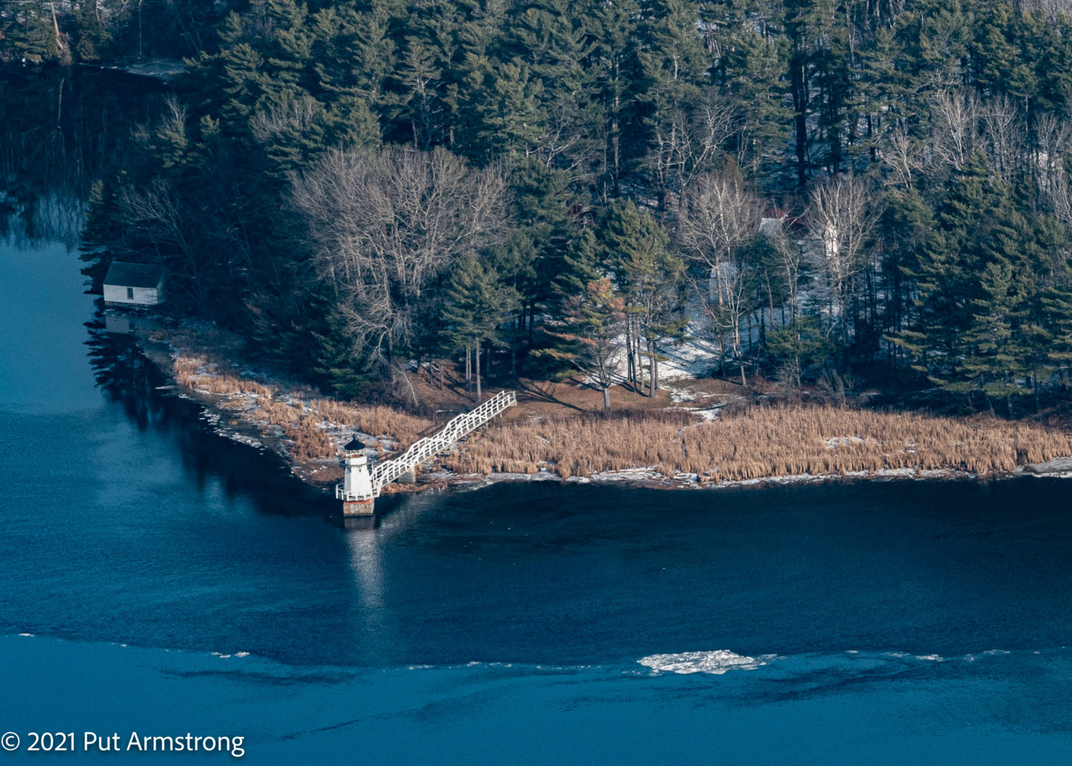 Kennebec River Lighthouses and Range – Androken Aerial
