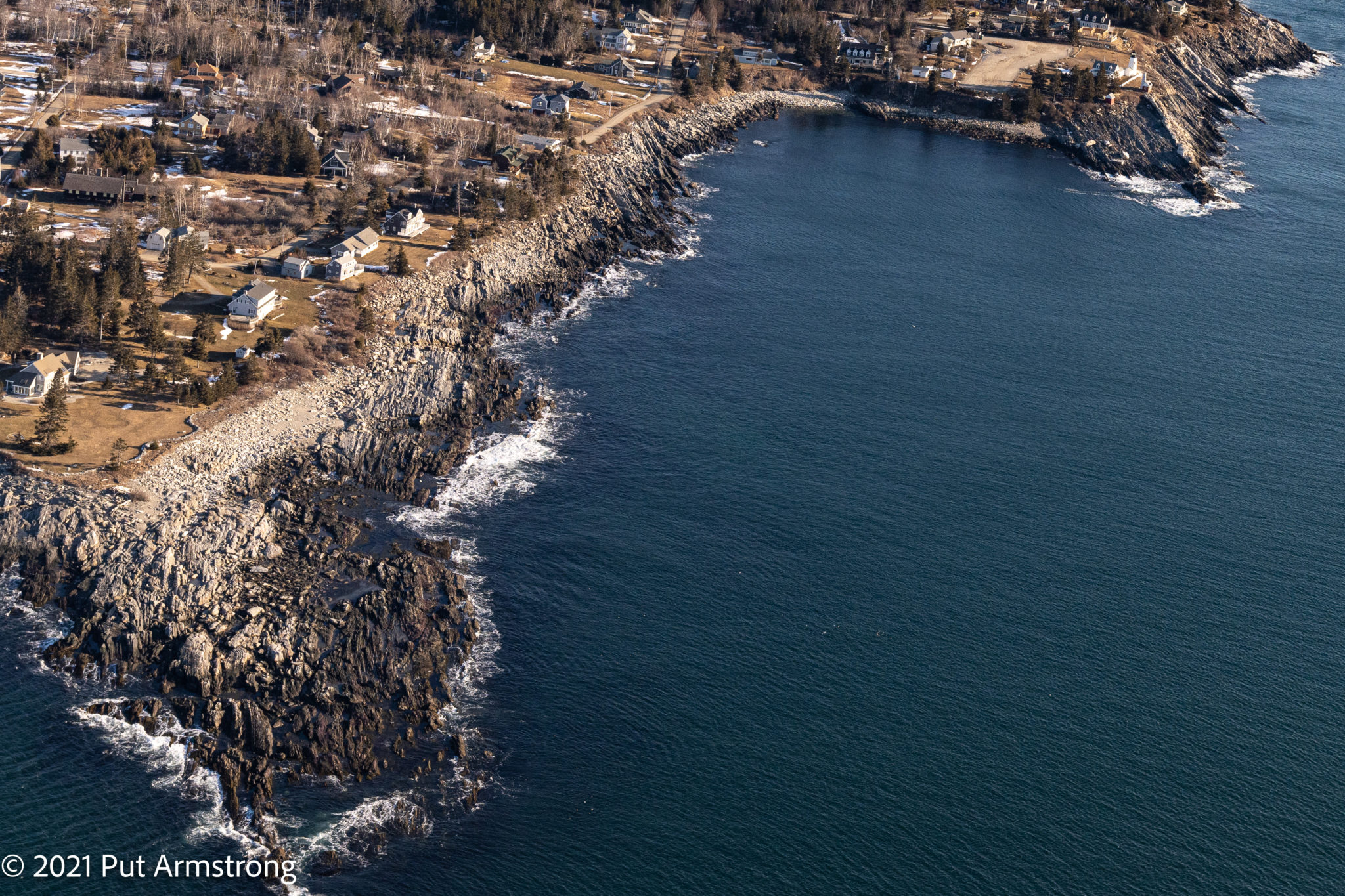 Boothbay to Pen Bay Lighthouses – Androken Aerial