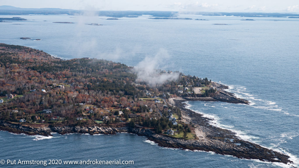 Boothbay to Pen Bay Lighthouses – Androken Aerial
